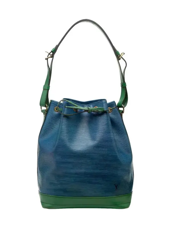 LOUIS VUITTON 1992 Epi Bicolor Noe Gm Bucket Bag - Blue