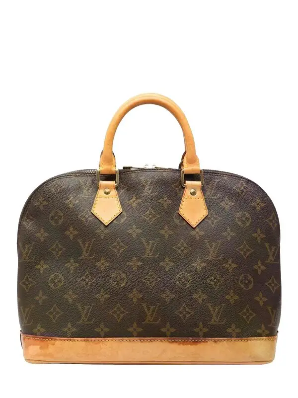 LOUIS VUITTON 1996 Monogram Alma Pm Handbag - Brown