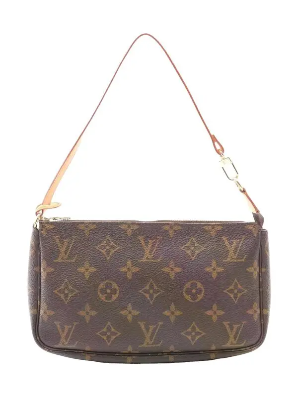 LOUIS VUITTON 2000 Monogram Pochette Accessoires - Brown