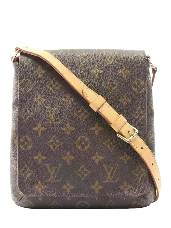 LOUIS VUITTON 2001 Monogram Musette Salsa Pm Shoulder Bag - Brown