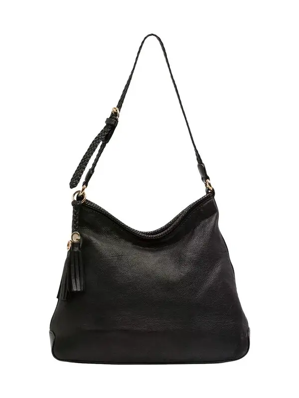 Gucci Leather Marrakech Shoulder Bag - Black