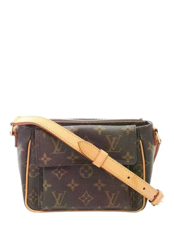 LOUIS VUITTON 2004 Monogram Viva Cite Pm Crossbody Bag - Brown
