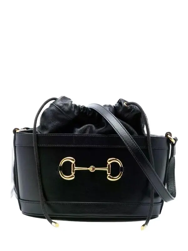 Gucci 1955 Horsebit Bucket Bag - Black