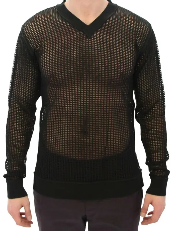 Dolce & Gabbana Netted Pullover Sweater - Green