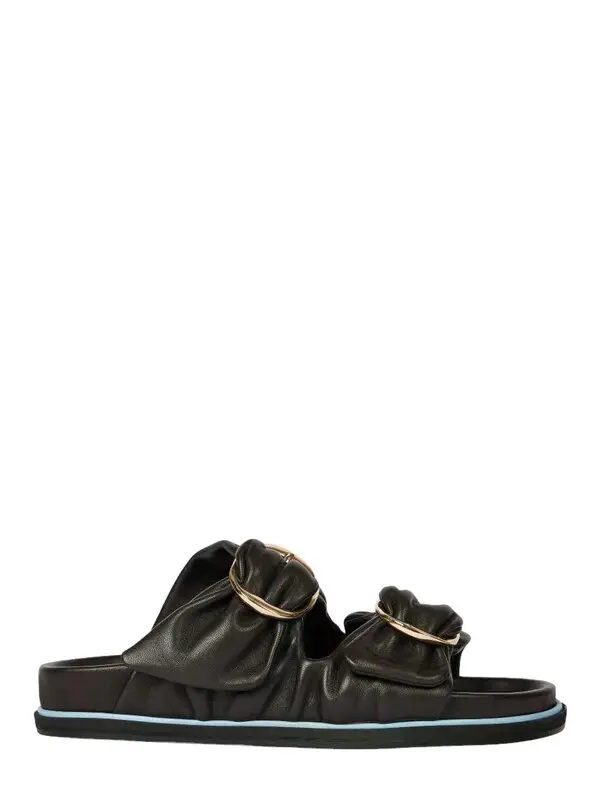 Paul Smith Camolin Gathered Sandals - Brown