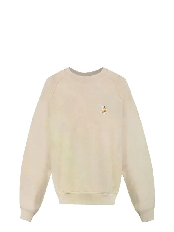 Maison Kitsuné Dreaming Fox Raglan-sleeve Sweatshirt - Neutrals