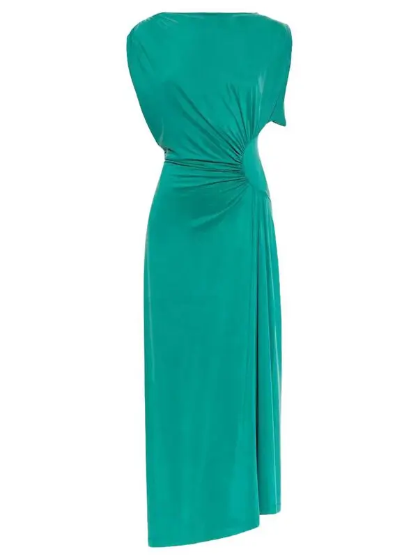 IRO PARIS Eoane" Gathered Detail Maxi Dress - Green