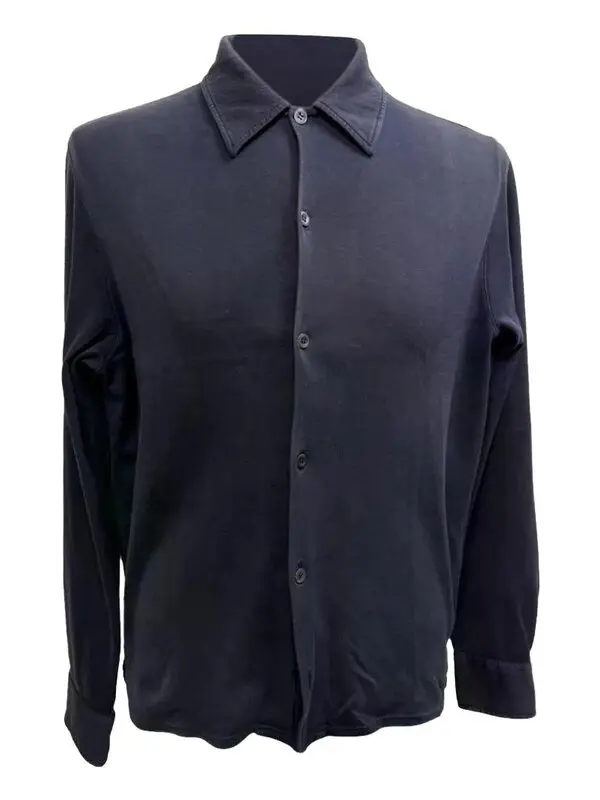 Prada Button-down Long-sleeve Shirt - Blue