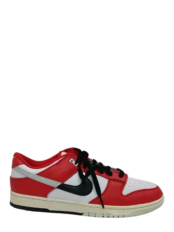 Nike Dunk Low Split Sneakers - Red