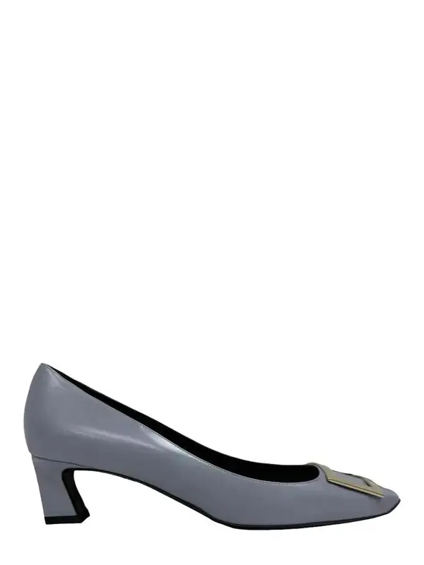 ROGER VIVIER Trompette Buckle Pumps - Grey