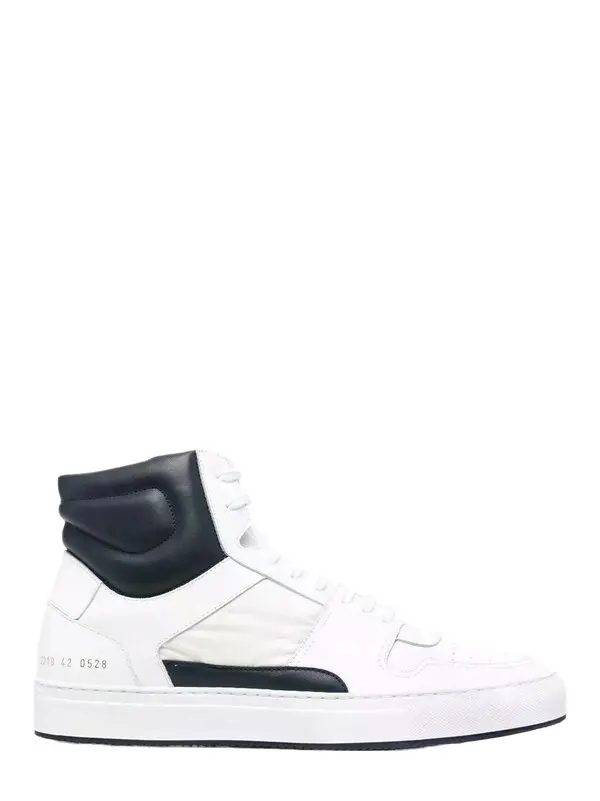 COMMON PROJECTS High-top Panelled Sneakers - White