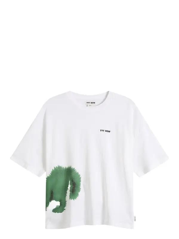 TTT MSW Green Dog T-shirt - White