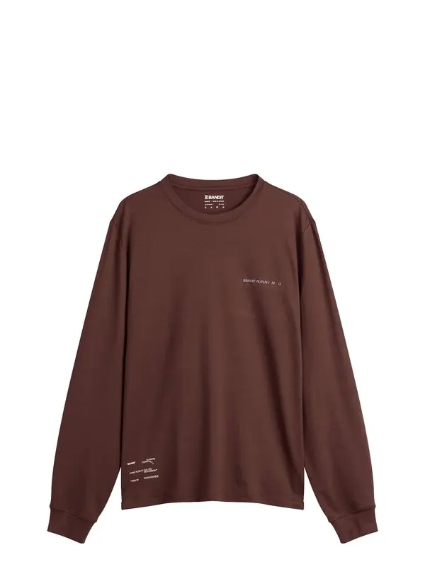 BANDIT Miromesh Long Sleeve Performance T-shirt - Cacao