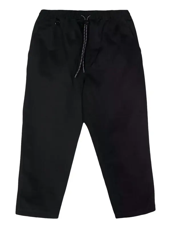 Comme Des Garçons Drawstring Cropped Trousers - Blue