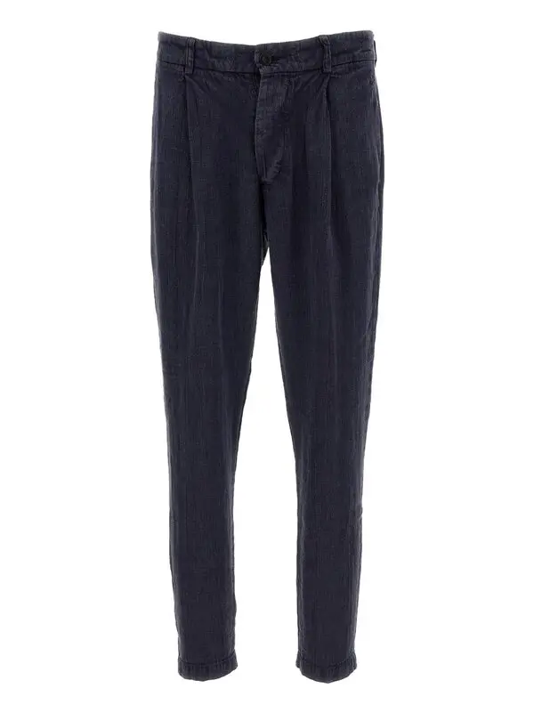ORIGINAL VINTAGE Linen Trousers - Blue