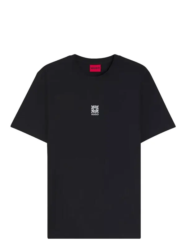 Hugo Logo-print T-shirt - Black