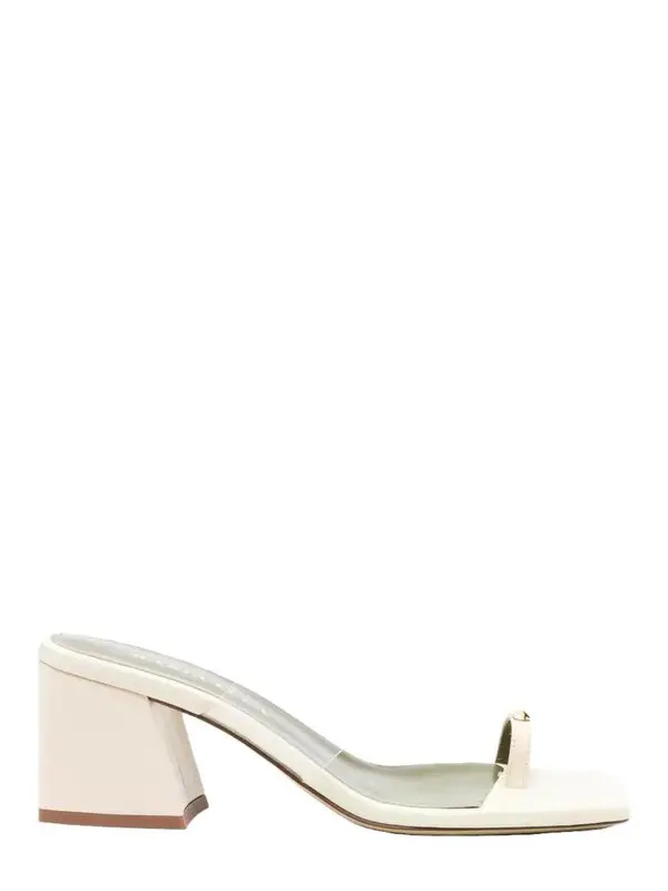 MARIA LUCA Toe-ring Sandals - White