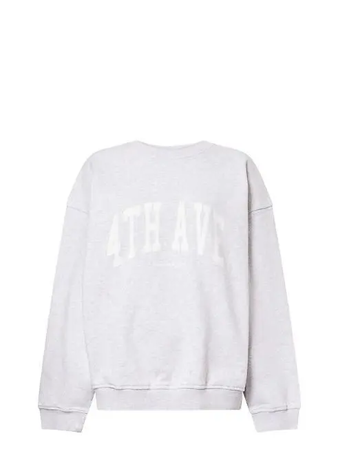 4TH & RECKLESS Oversized Cotton-jersey Sweatshirt - Light Grey