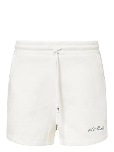 4TH & RECKLESS Clover Cotton-jersey Shorts - Cream