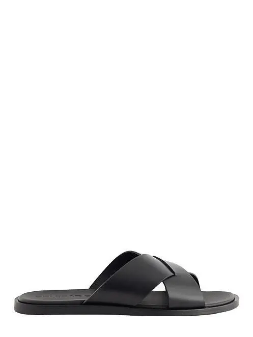 Orlebar Brown Muro Leather Sandals - Black