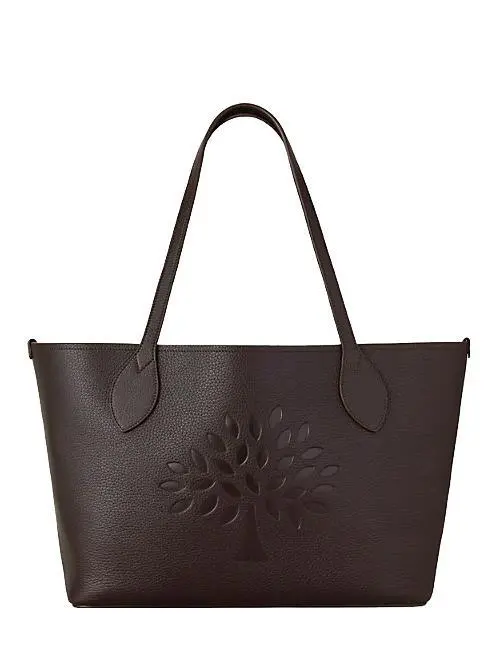 Mulberry Small Tree Leather Tote Bag - Ebony