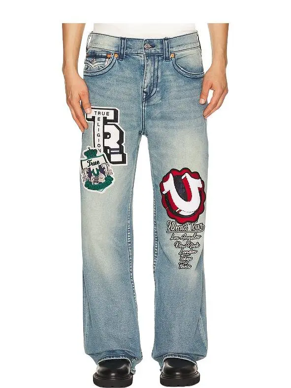 True Religion Patch Vinny Flap Jeans - Blue