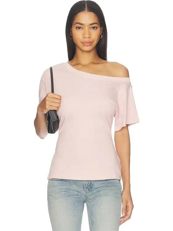 EB DENIM Elena Off The Shoulder Top - Pink