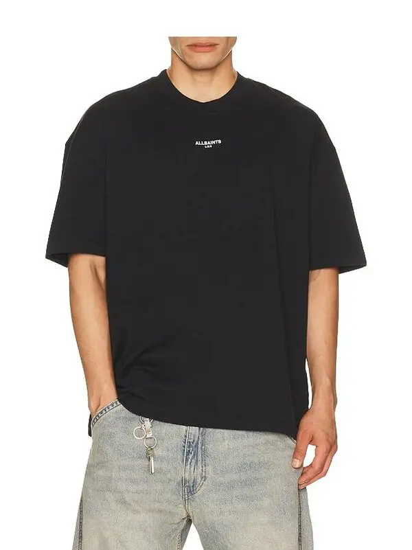 ALLSAINTS Mikro Crew Tee In . Also - Black