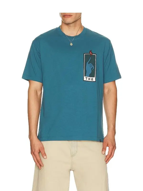 PARRA Hands Of Time T-shirt In . Also - Blue