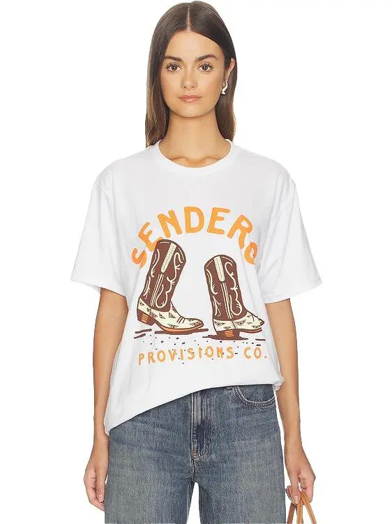 SENDERO PROVISIONS CO. Graphic T-shirt - White