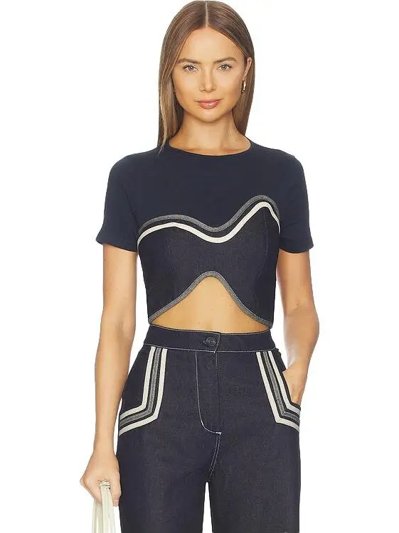 Azulu Ceci Top - Navy