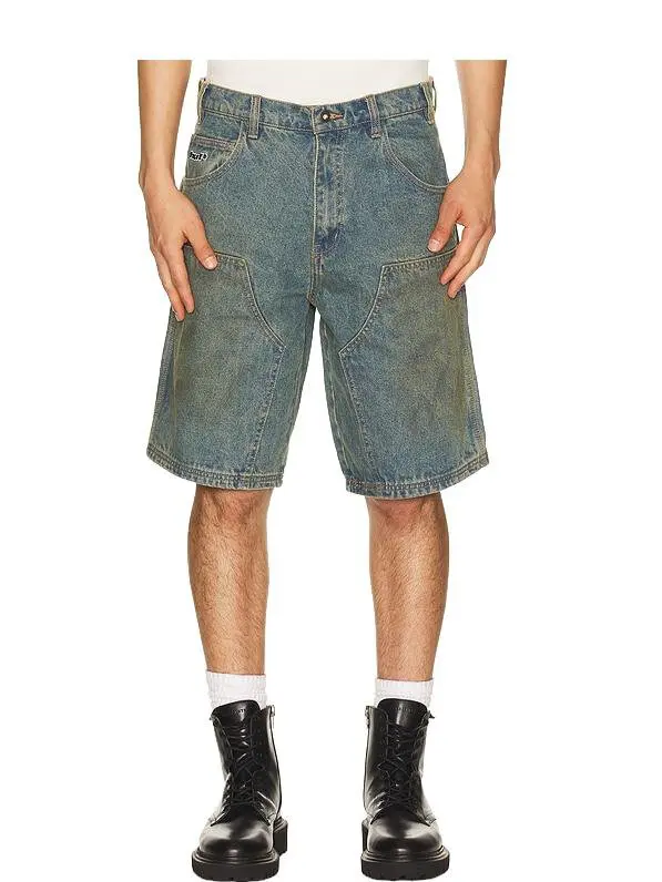 HUF Kinda Loose Double Knee Short - Blue