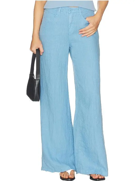 L'Agence Amara Wide Leg Pant - Blue