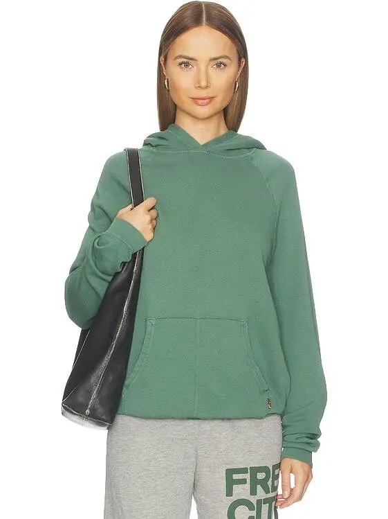 FREECITY Basicgoodness Fluff Hoodie - Green
