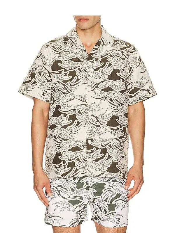 Oas Rogue Cuba Shirt In . Also - Cream