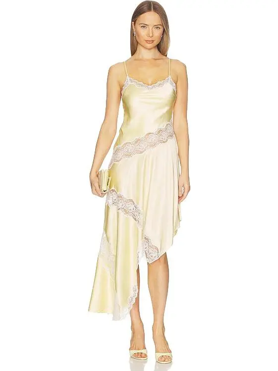 LOVERS AND FRIENDS Nisa Midi Dress - Yellow