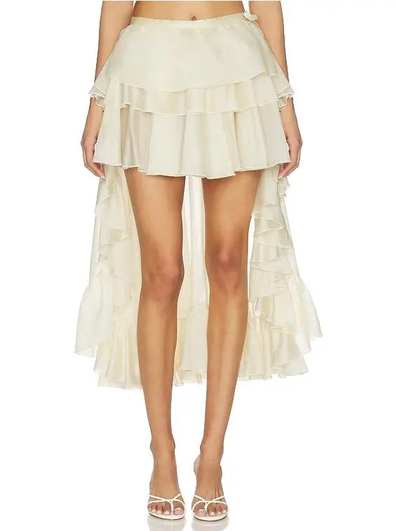 Waimari Sirocco Wrap Skirt - Cream