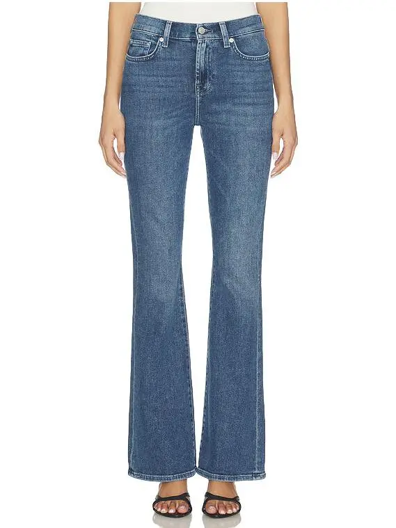 7 For All Mankind High Waisted Ali Jeans - Blue