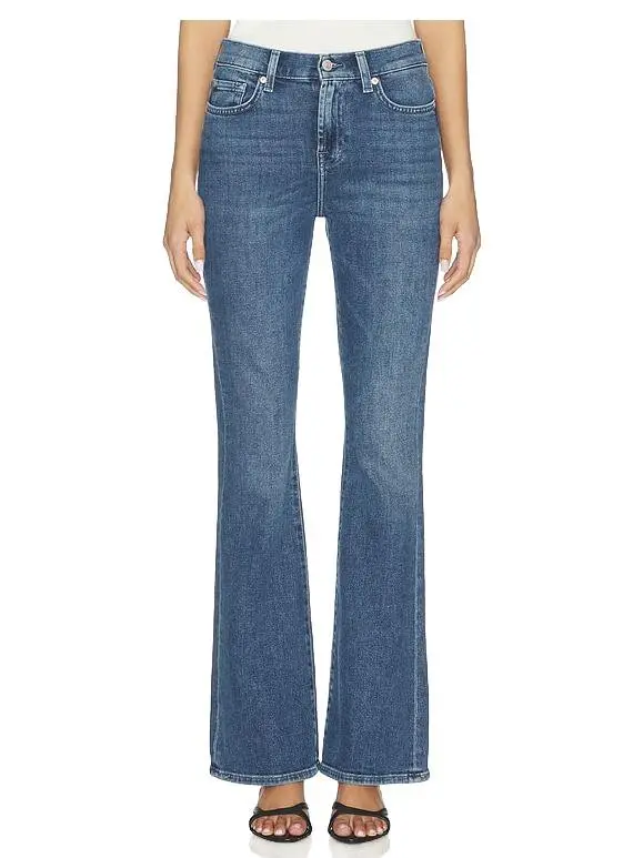 7 For All Mankind High Waisted Ali Jeans - Blue