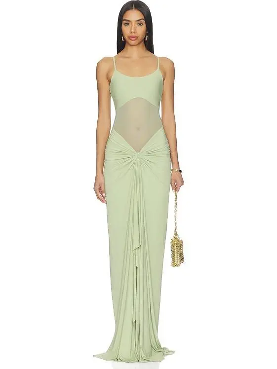 DEME BY GABRIELLA The Elora Gown - Mint
