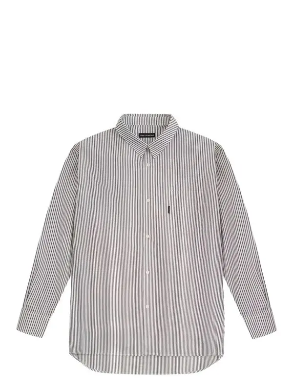Gosha Rubchinskiy Vertical-stripe Chest-pocket Shirt - White