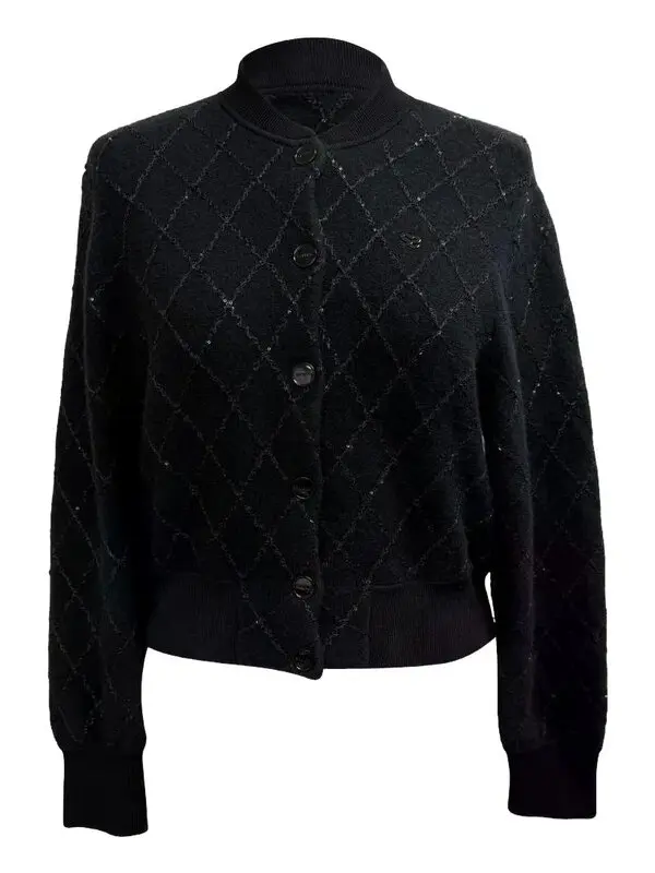 Sandro Cabaret Sequin Cardigan - Black