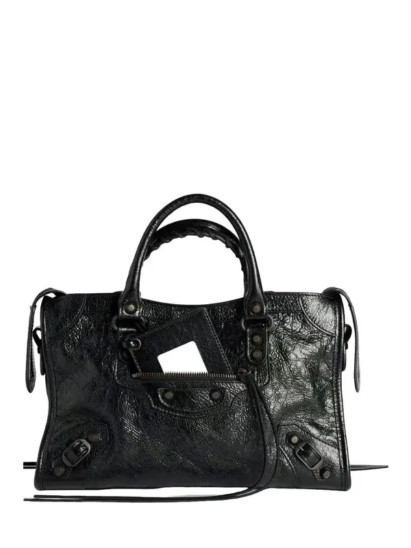 Balenciaga Small Le City Tote Bag - Black
