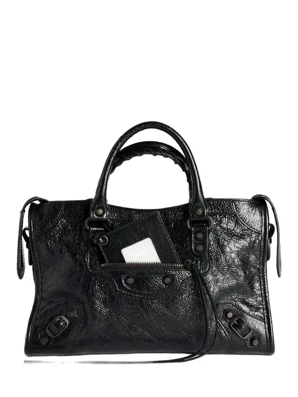 Balenciaga Small Le City Tote Bag - Black