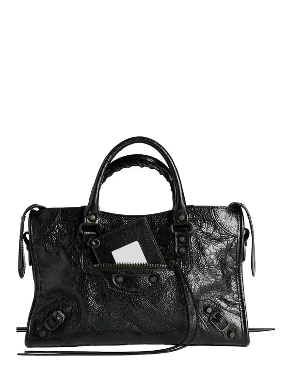 Balenciaga Small Le City Tote Bag - Black
