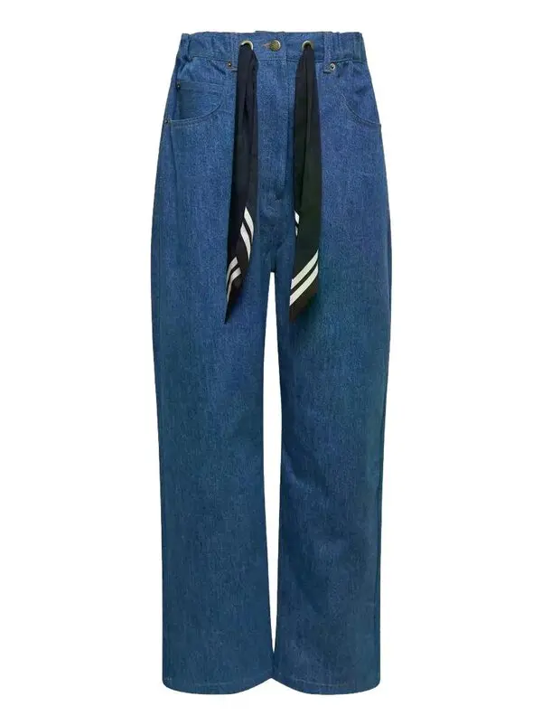 YCH Elasticated-waist Jeans - Blue