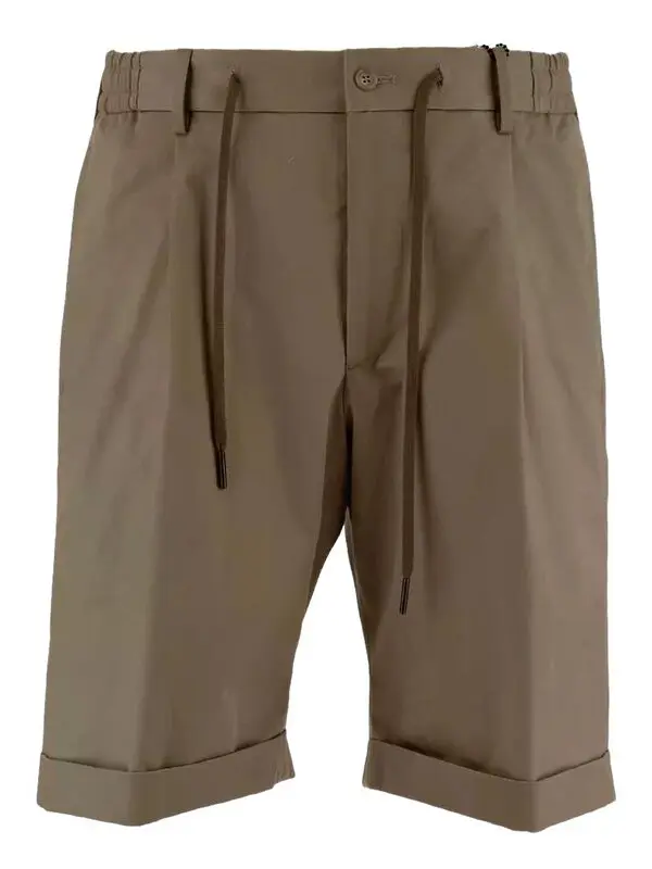 Tagliatore Turn-up Shorts - Neutrals