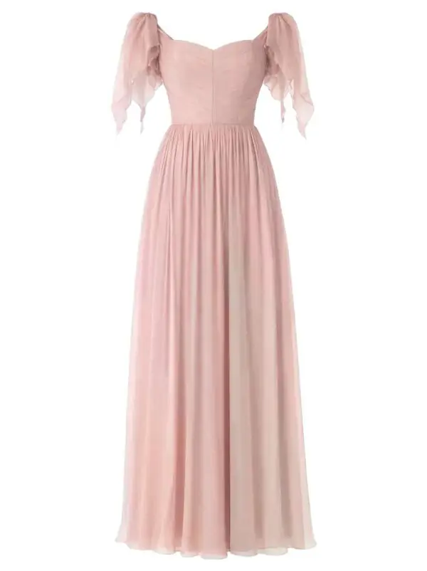 ROSERRY Elizabeth Lace-up Dress - Pink