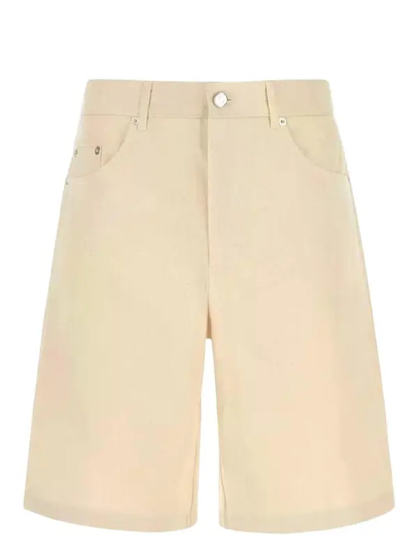 Séfr Denim Twill Shorts - Neutrals