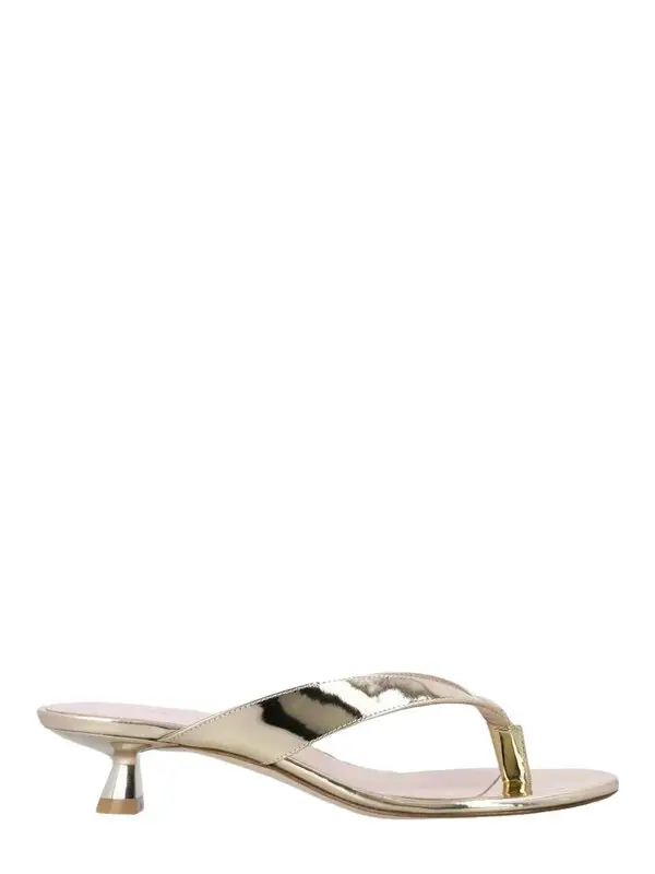 STUART WEITZMAN Rio Sleek Sandals - Gold
